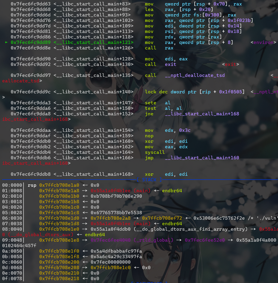 记一次简单的ret2libc_start_main分析及利用 | C_LBY's BLOG